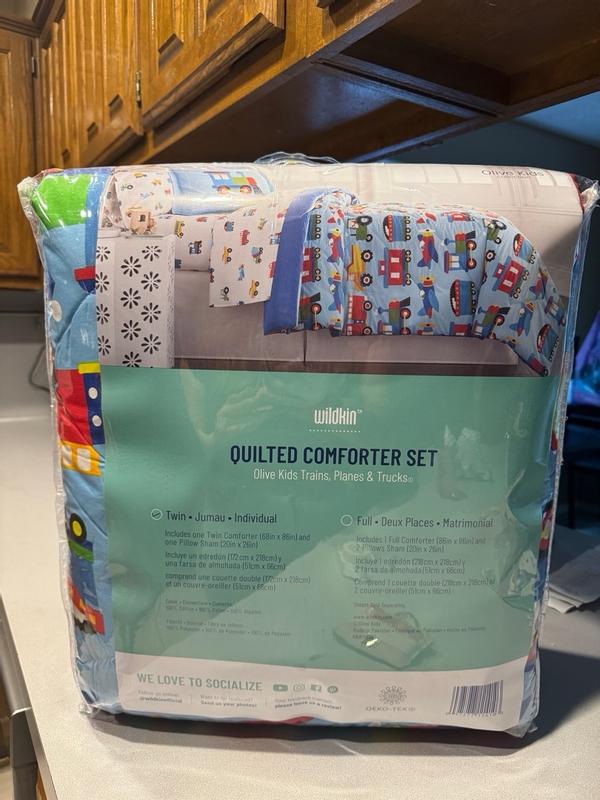 Wildkin Trains, Planes, Trucks Twin Lightweight Comforter Set - Macy's