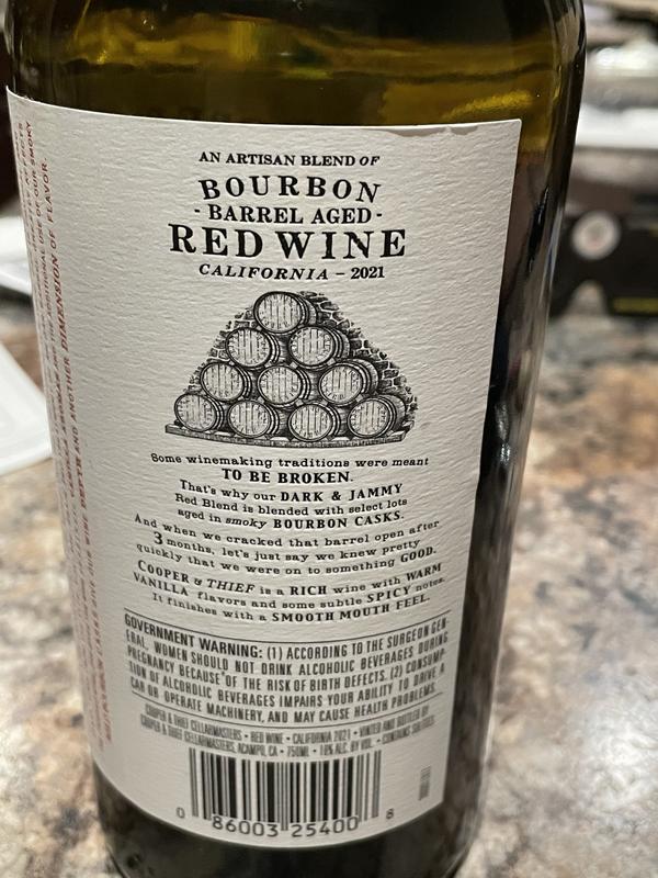Cooper and thief red blend store