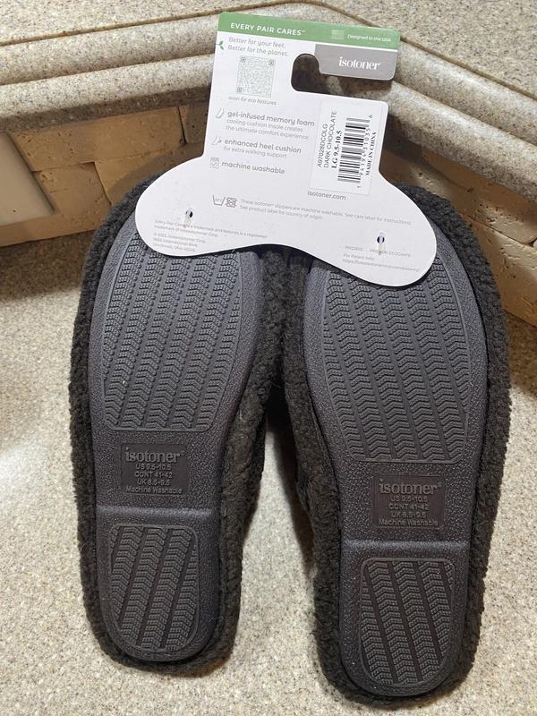 Isotoner Men's Memory Foam Garrett Scuff Slipper - Macy's