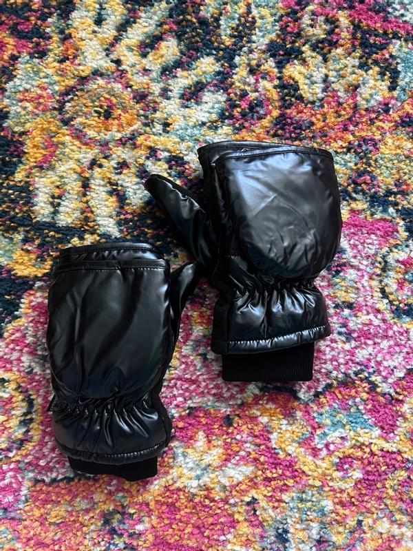 Isotoner Signature Women's Sleek Heat Flip Touchscreen Mittens - Macy's