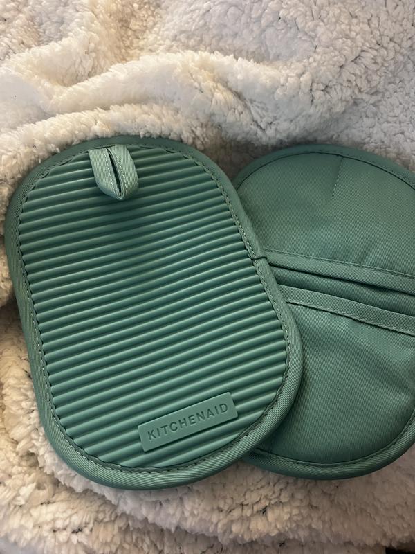 KitchenAid Ribbed Soft Silicone Pot Grabber 2-Pack Set, 5" x 8" - Macy's