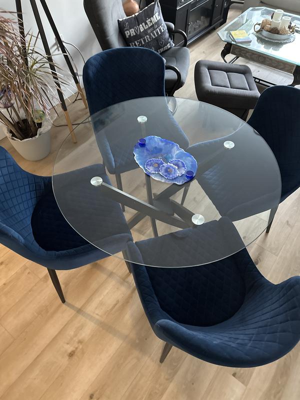 round dining room lemonde dining table Dining Table Titus T-3461-T Tanguay