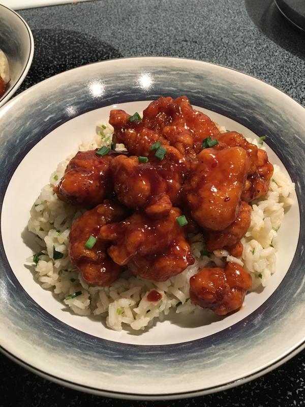 Sesame Chicken over Rice | Tastefully Simple