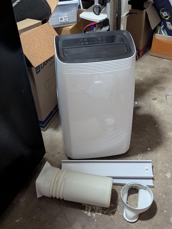 TCL 115-Volt Vented Medium Room Smart Portable Air Conditioner Remote ...