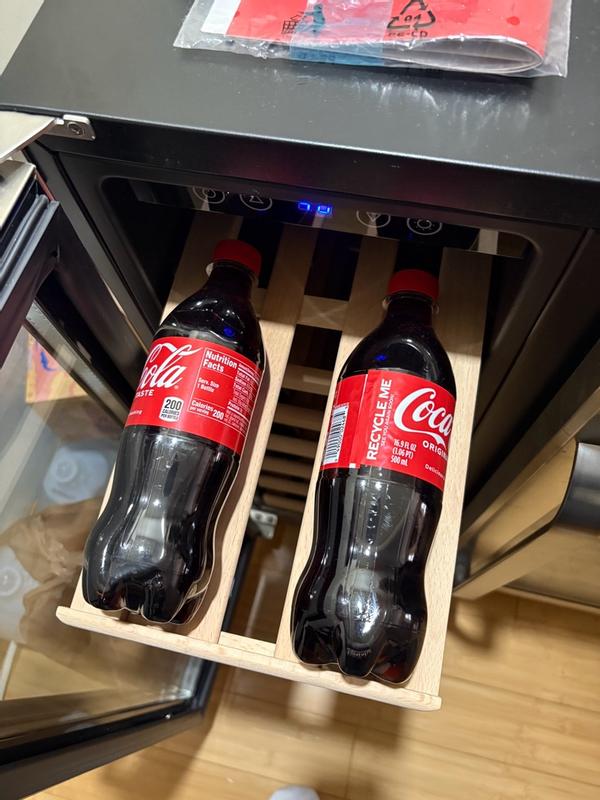 TCL 23.4-in W 20-Bottles Stainless Steel Dual Zone Cooling Built-In ...