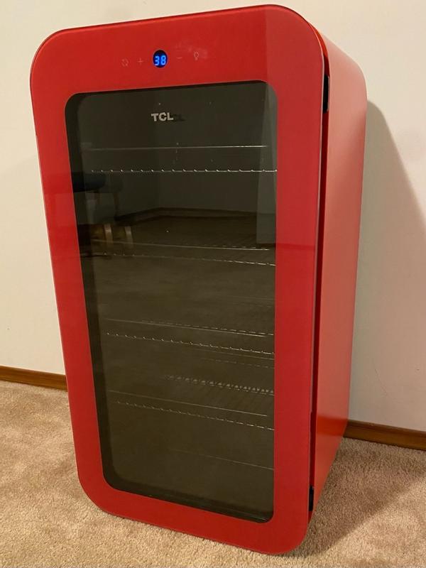 TCL TCL 17.7-in W 94 -Can Capacity Red Freestanding Indoor Beverage ...