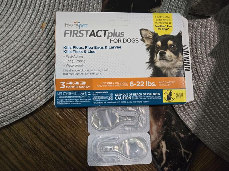 Vetality Firstect Plus for Dogs 6-22 lbs., 3 Dose | Petco