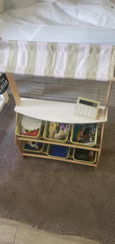 Teamson Kids - Little Helper Market Play Stand Play Kitchen - Olive ...