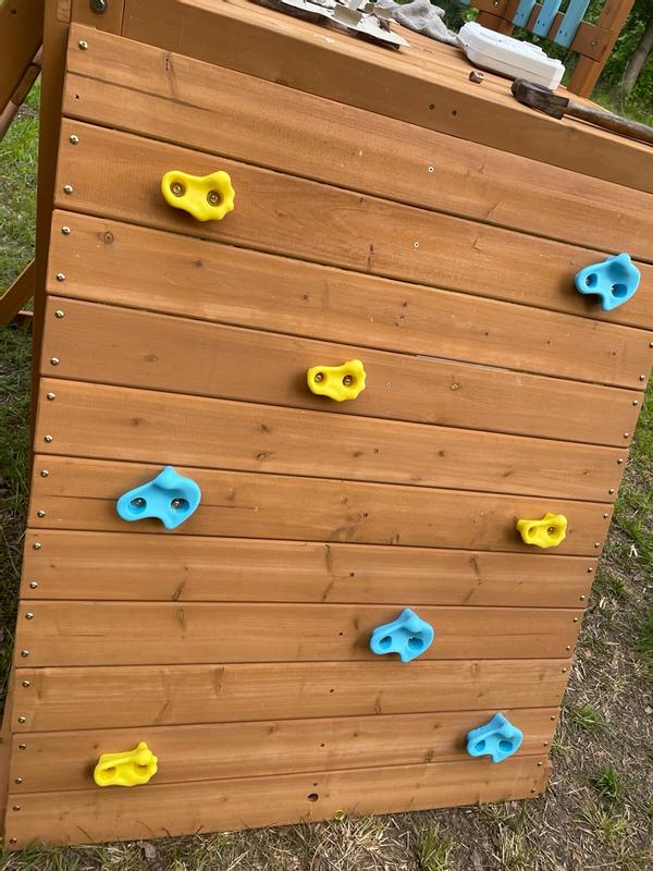 Teamson Kids SwingScape Residential Wood Swing set with 4 Swings and ...