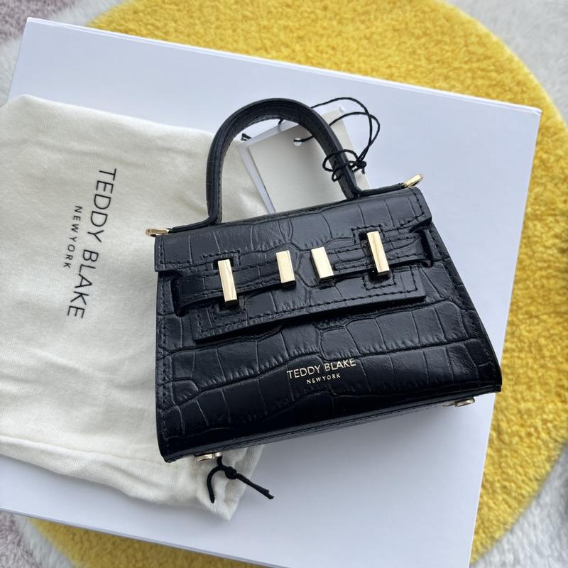 Teddy Blake - Ava Croco Gold 6" - Black - Macy's