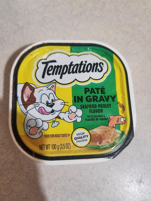 Temptations Adult Chicken Pate in Gravy Wet Cat Food Variety pk., 3.5 ...