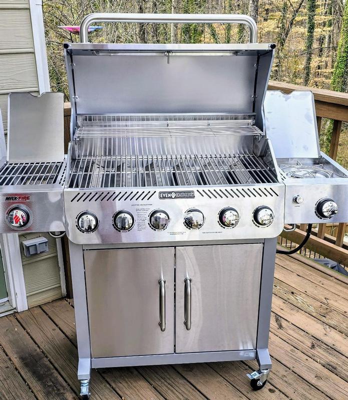 Even Embers 6 Burner With Side And Sear at Tractor Supply Co