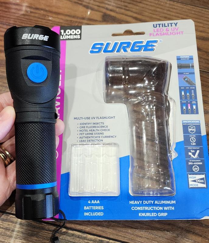 Surge 1,000 Lm Alkaline Flashlight and UV Light at Tractor Supply Co