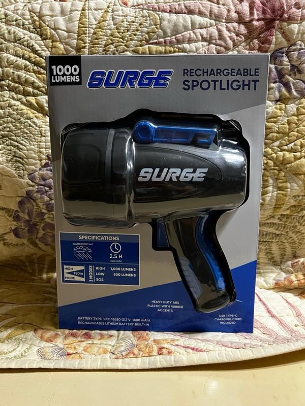 Surge 1,000-Lumen Rechargeable LED Spotlight at Tractor Supply Co