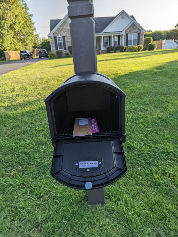 Step2 Post Mount Black Plastic Extra Large Mailbox 517600 at Lowes.com