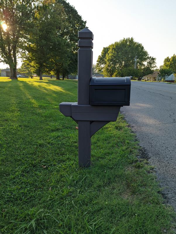 Step2 Post Mount Black Plastic Extra Large Mailbox 517600 at Lowes.com