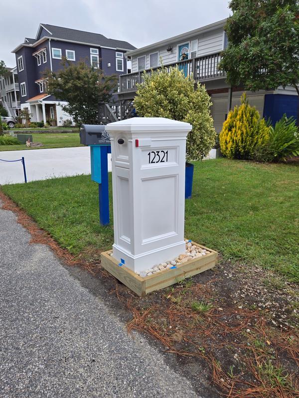 Step2 Post Mount White Plastic Extra Large Lockable Mailbox 500599 at ...