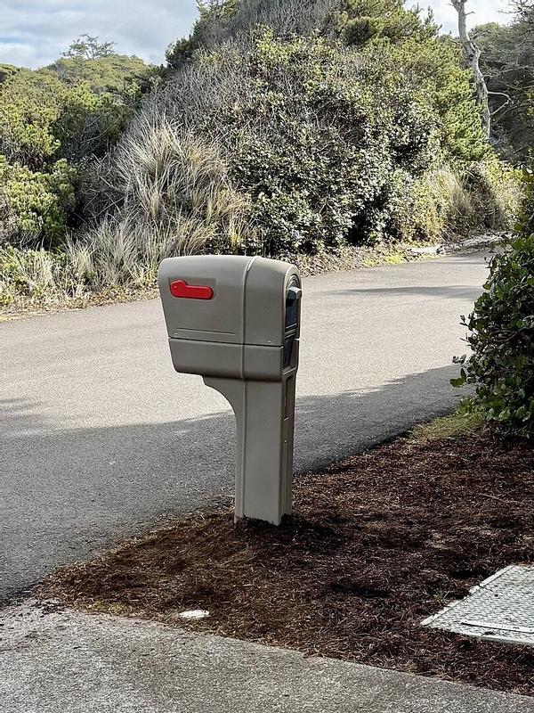 Step 2 MailMaster Post Mount Black Plastic Small Mailbox 541200 at ...