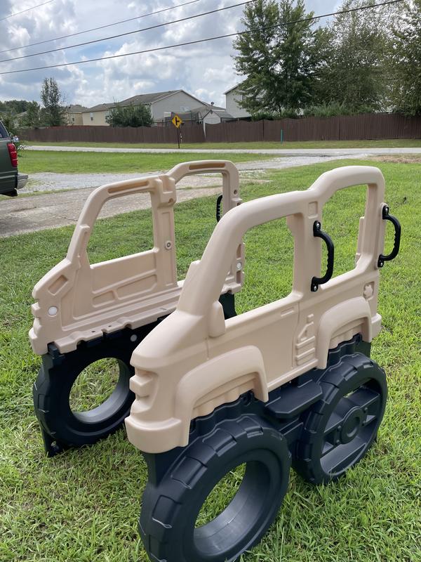 当店の記念日 センターバレー 新品 Step2 Play Up Double Slide Kids Climber Safari Truck ...