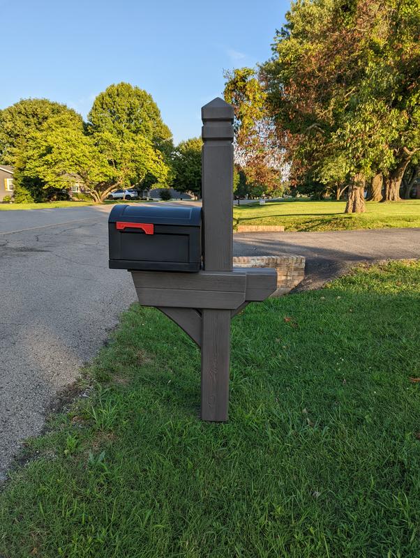 Step2 Post Mount Black Plastic Extra Large Mailbox 517600 at Lowes.com
