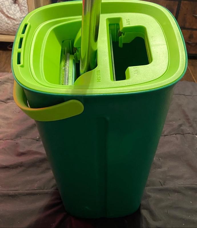 Libman Microfiber Roller Flat Wet Mop with Bucket 1516 at Lowes.com