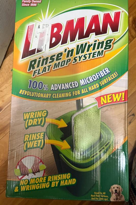 Libman Microfiber Roller Flat Wet Mop with Bucket 1516 at Lowes.com