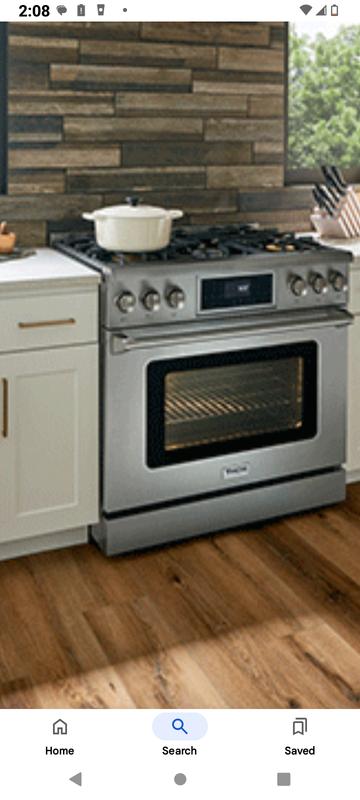 Thor Kitchen 36-in Glass Top 5 Burners 6-cu ft Self & Steam Cleaning ...