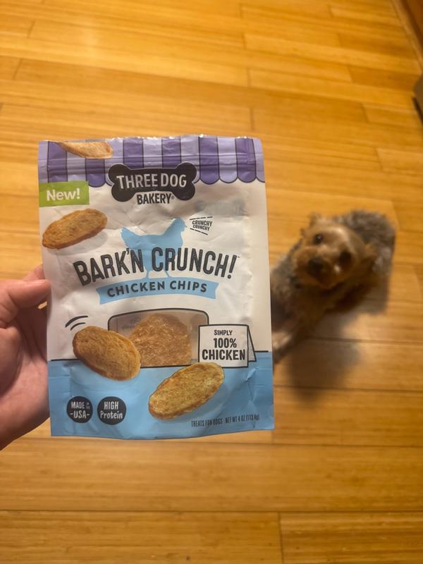 Three Dog Bakery Bark'n Crunch Chicken Chips, Original 4 oz. at Tractor ...
