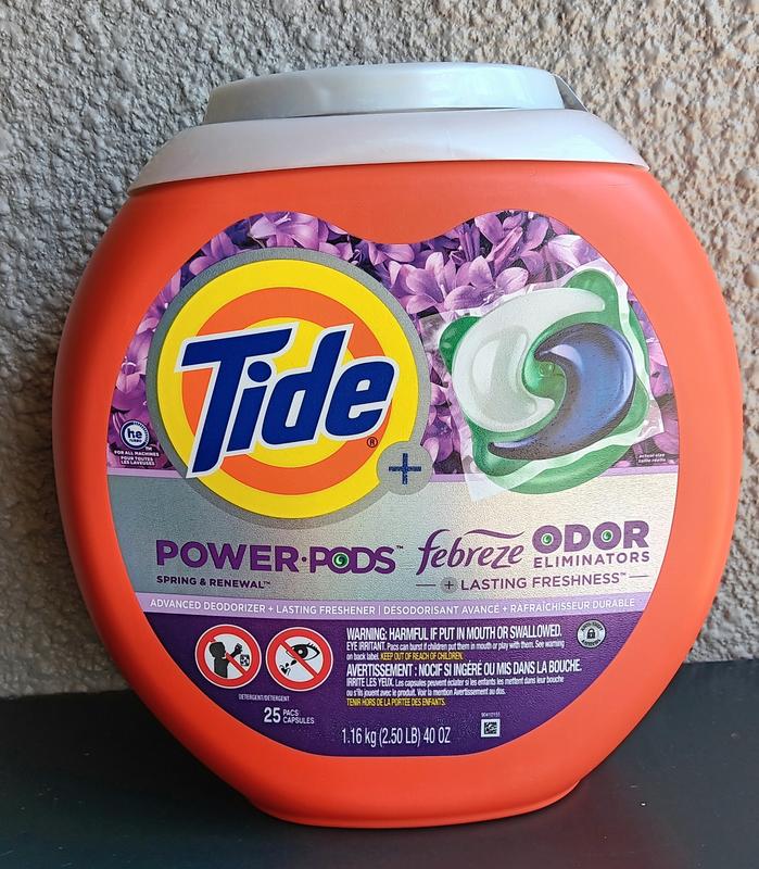 Tide 63-Pack Power Pods + Odor Eliminators Spring and Renewal HE ...