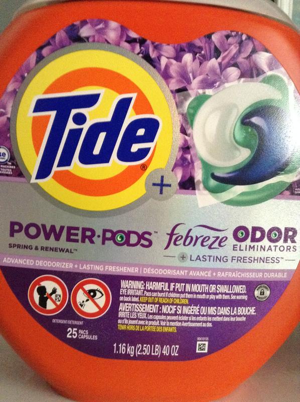 Tide 63-Pack Power Pods + Odor Eliminators Spring and Renewal HE ...