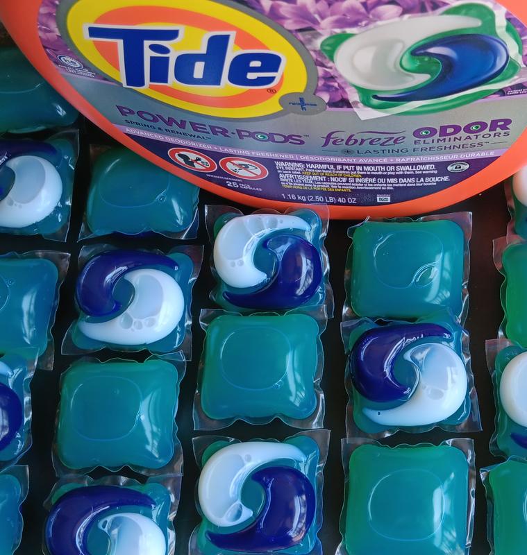 Tide 63-Pack Power Pods + Odor Eliminators Spring and Renewal HE ...
