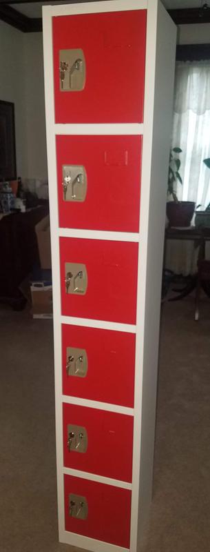 AdirOffice 629 Series 12-in W x 72-in H x 12-in D Steel Full Storage ...