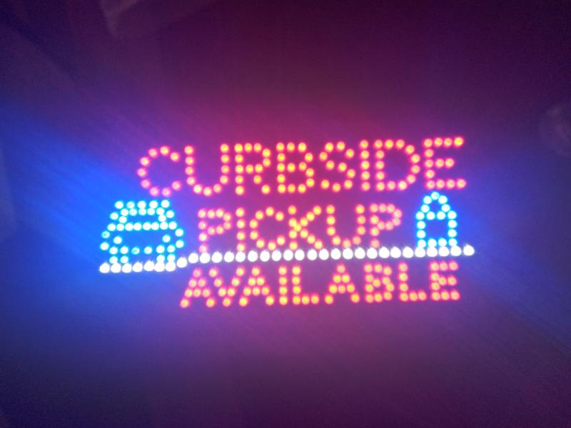 Alpine Industries 2-Pack Rectangular Curbside Pickup Available Sign 10 ...