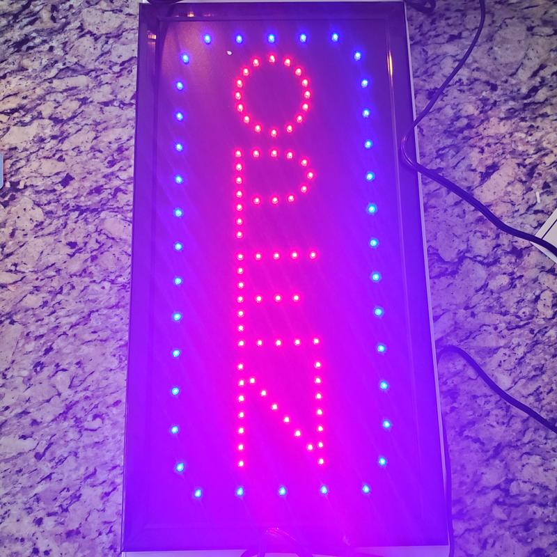 Alpine Industries 10-in Multi-function LED Open Lighted Sign 497-04-2PK ...