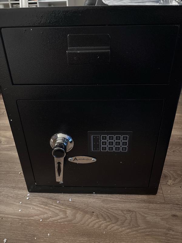 AdirOffice 1.1-cu ft Depository Floor Safe with Electronic/Keypad Lock ...