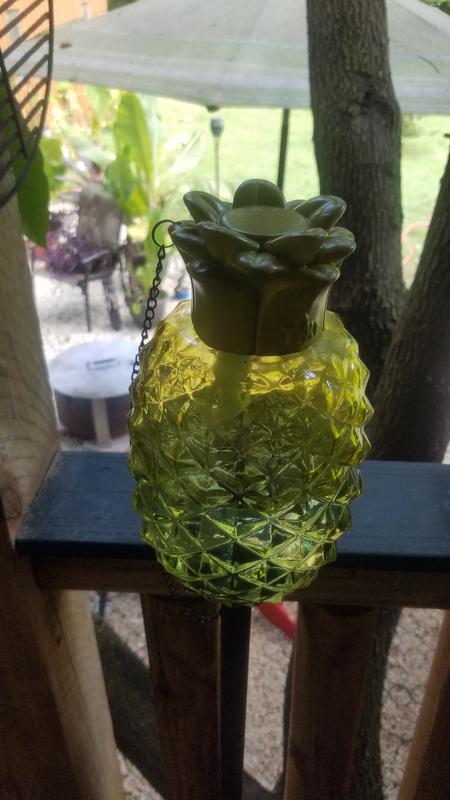 TIKI 2-Pack 65-in Green Glass Garden Torch at Lowes.com