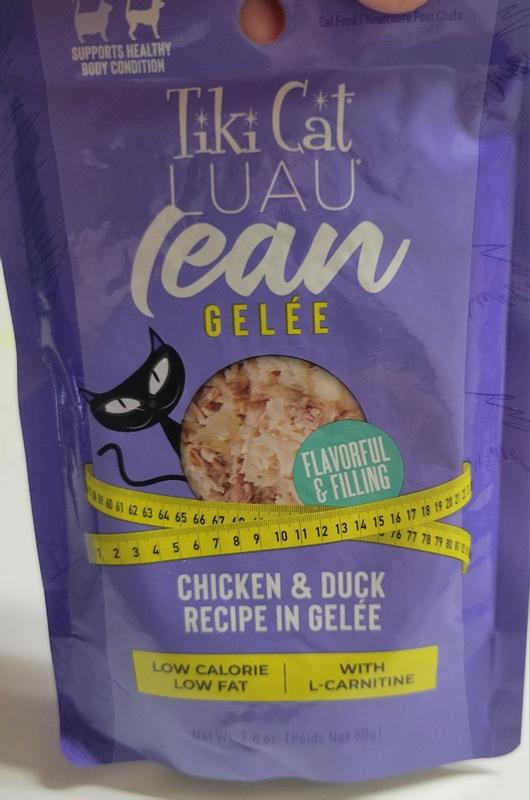 Tiki Cat Luau Lean Gelee Chicken & Duck Wet Cat Food, 2.8 oz., Case of ...