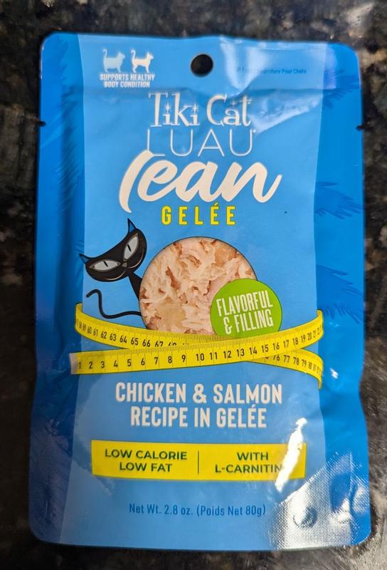 Tiki Cat Luau Lean Gelee Chicken & Salmon Wet Cat Food, 2.8 oz., Case ...