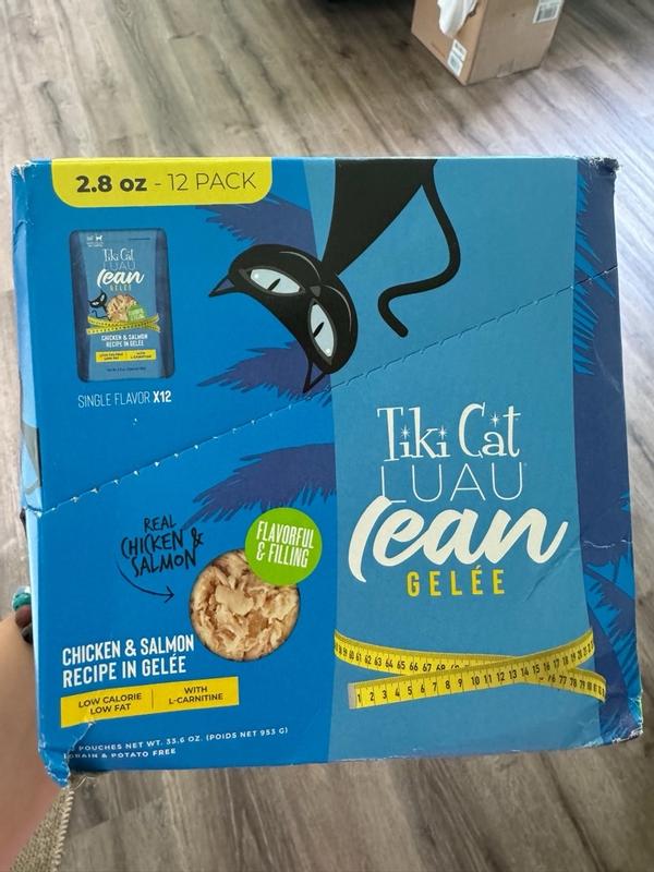 Tiki Cat Luau Lean Gelee Chicken & Salmon Wet Cat Food, 2.8 oz. | Petco
