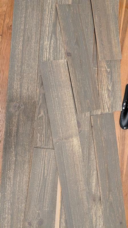 Timberchic 1/8-in x 4-in x 4-ft Finished Silver Sky Spruce pine fir ...