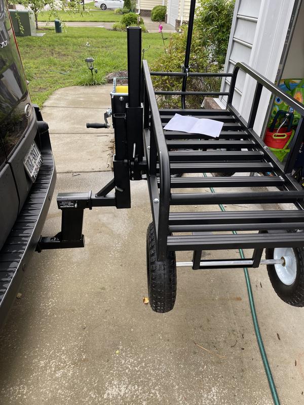 Great Day 350 lb. Hitch-N-Go Vehicle Hitch-Mounted Powder-Coat Welded ...