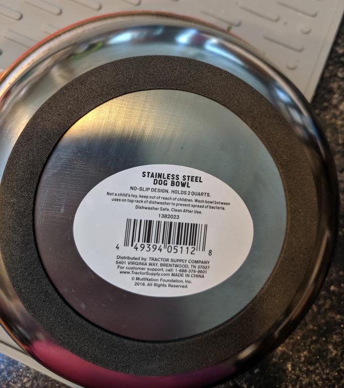 MuttNation Fueled by Miranda Lambert Dishwasher Safe Stainless Steel ...