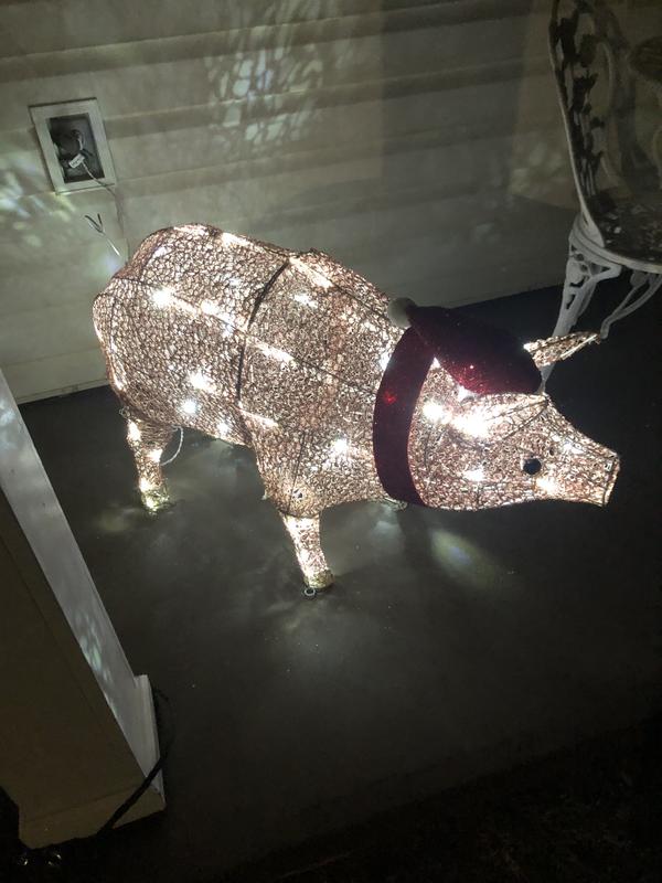 Gemmy Lighted Shimmer Pig at Tractor Supply Co