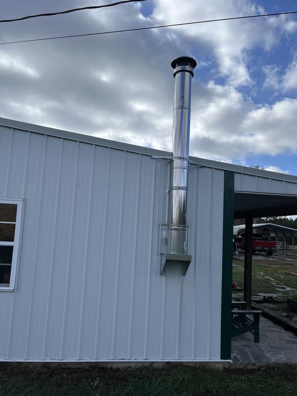 DuraVent DuraPlus 6 in. Triple Wall Pipe Thru-the-Wall Stove Chimney Kit at Tractor Supply Co