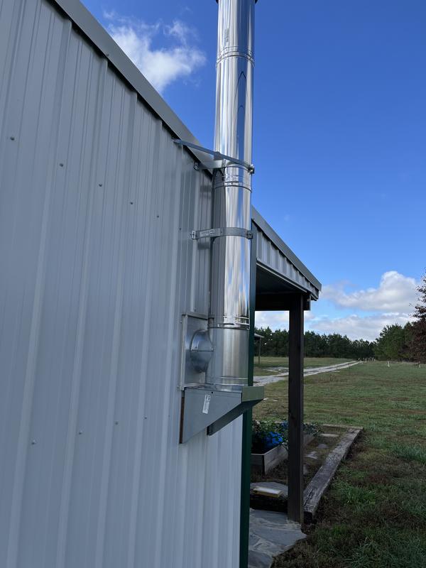 DuraVent DuraPlus 6 in. Triple Wall Pipe Thru-the-Wall Stove Chimney Kit at Tractor Supply Co