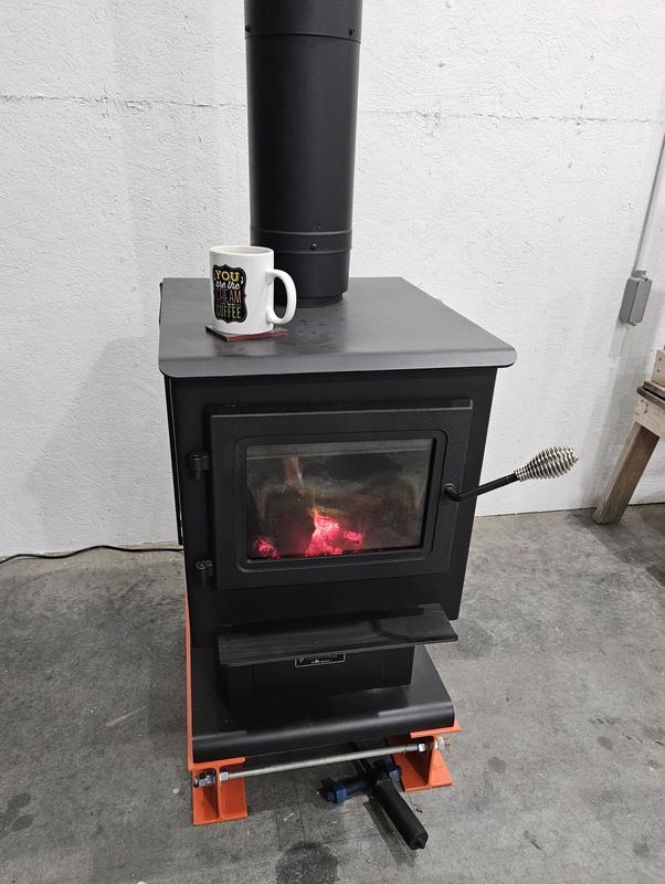 Grand Teton Collection Wood-Burning Targhee T100 Stove, 2000 sq ft ...