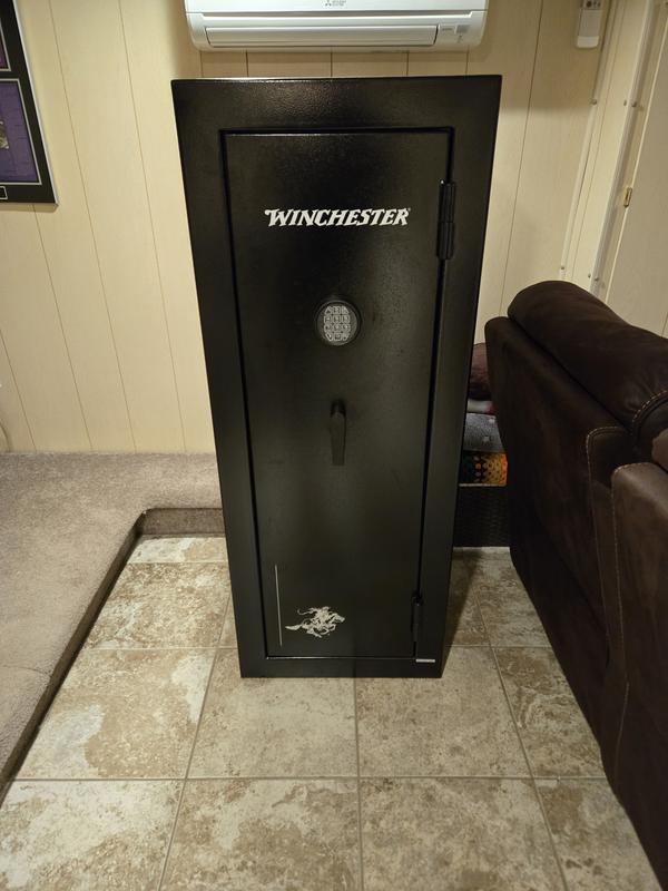 Winchester Safes 20 Long Gun 10.48 cu. ft. Electronic Lock Gun Safe, 30 ...