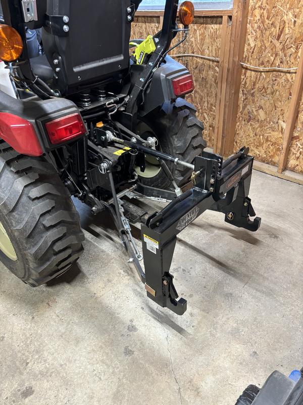 Country Pro Category 1 Tractor Quick Hitch with 2 Spring-Loaded Handles ...