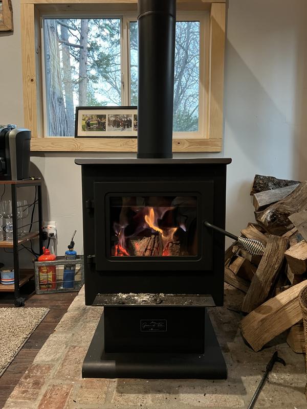 Grand Teton Collection Wood-Burning Yellowstone T110 Stove, 2,500 sq ...