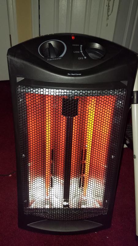 RedStone Electric Fan-Forced Quartz Portable Heater, 150 sq. ft., 5,120 ...